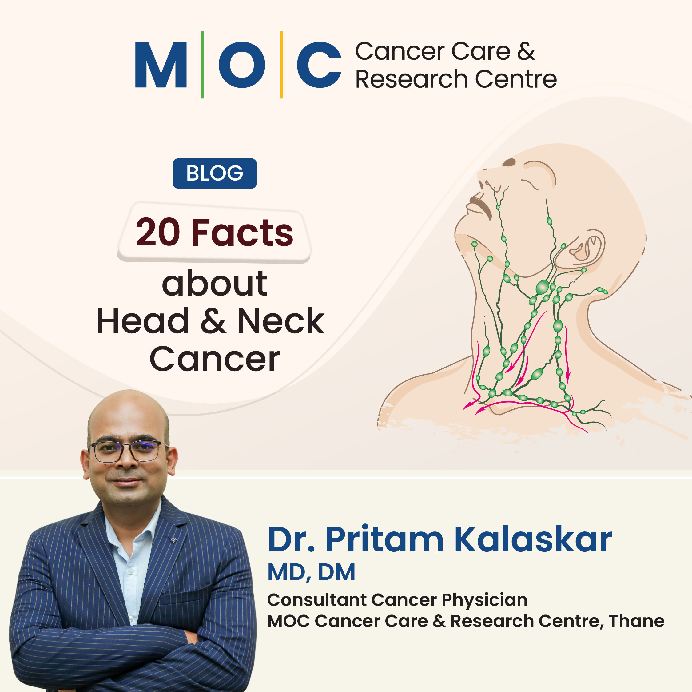 What are the symptoms of head and neck cancer?