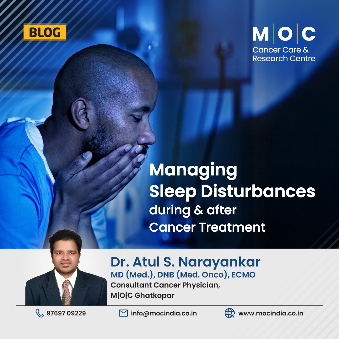 Managing sleep disturbances during and after cancer treatment